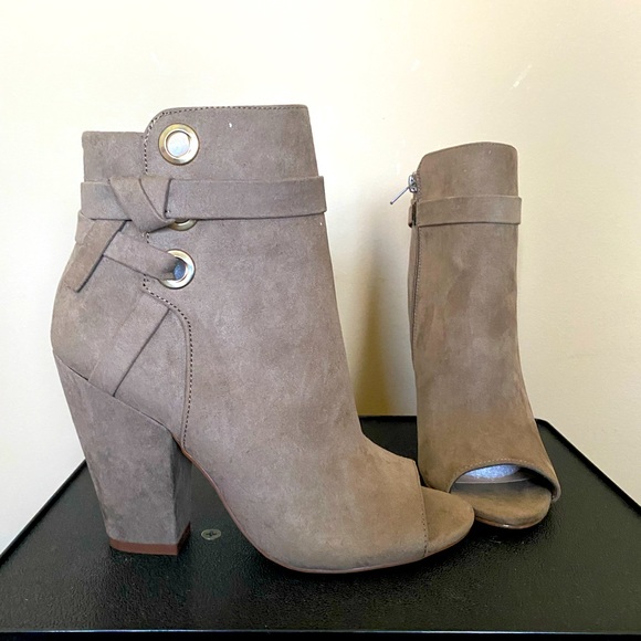 Remy | Shoes | Remy Tan Suede Ankle Boots | Poshmark